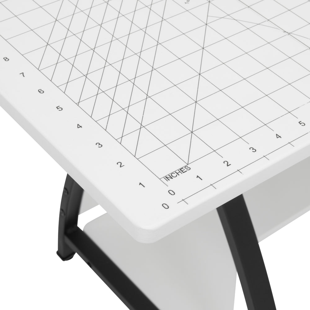 Comet Plus Sewing Machine Table with Cutting Measuring Grid Top, Heigh ...