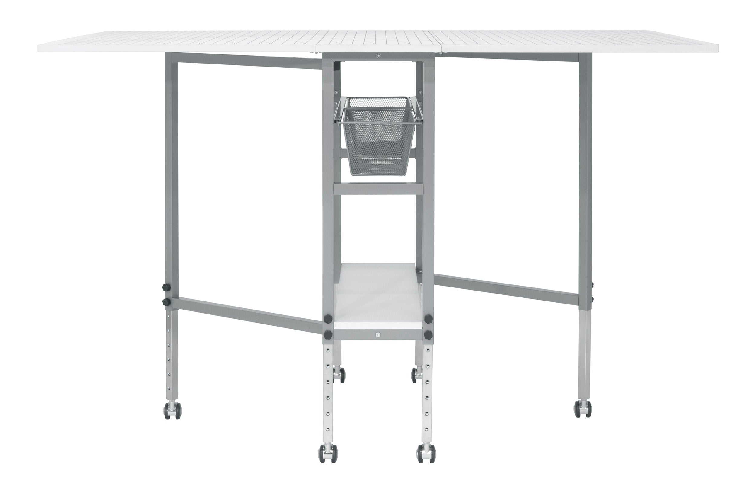 Hobby Fabric Cutting Table with Grid & Guides, Mobile, Folding, Height ...