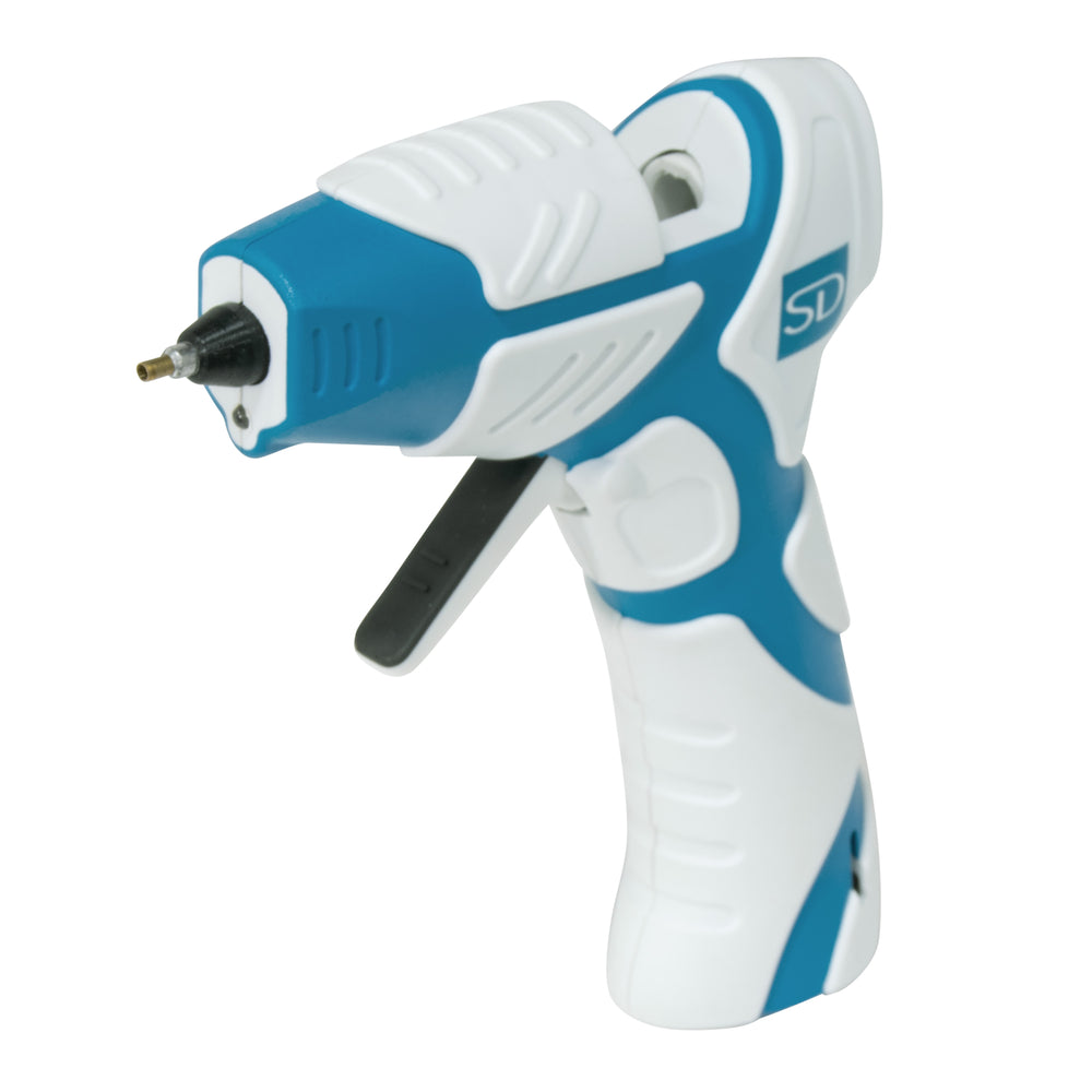 Mini Cordless Hot Glue Gun Precision Nozzle Anti-Drip with LED Guide L ...