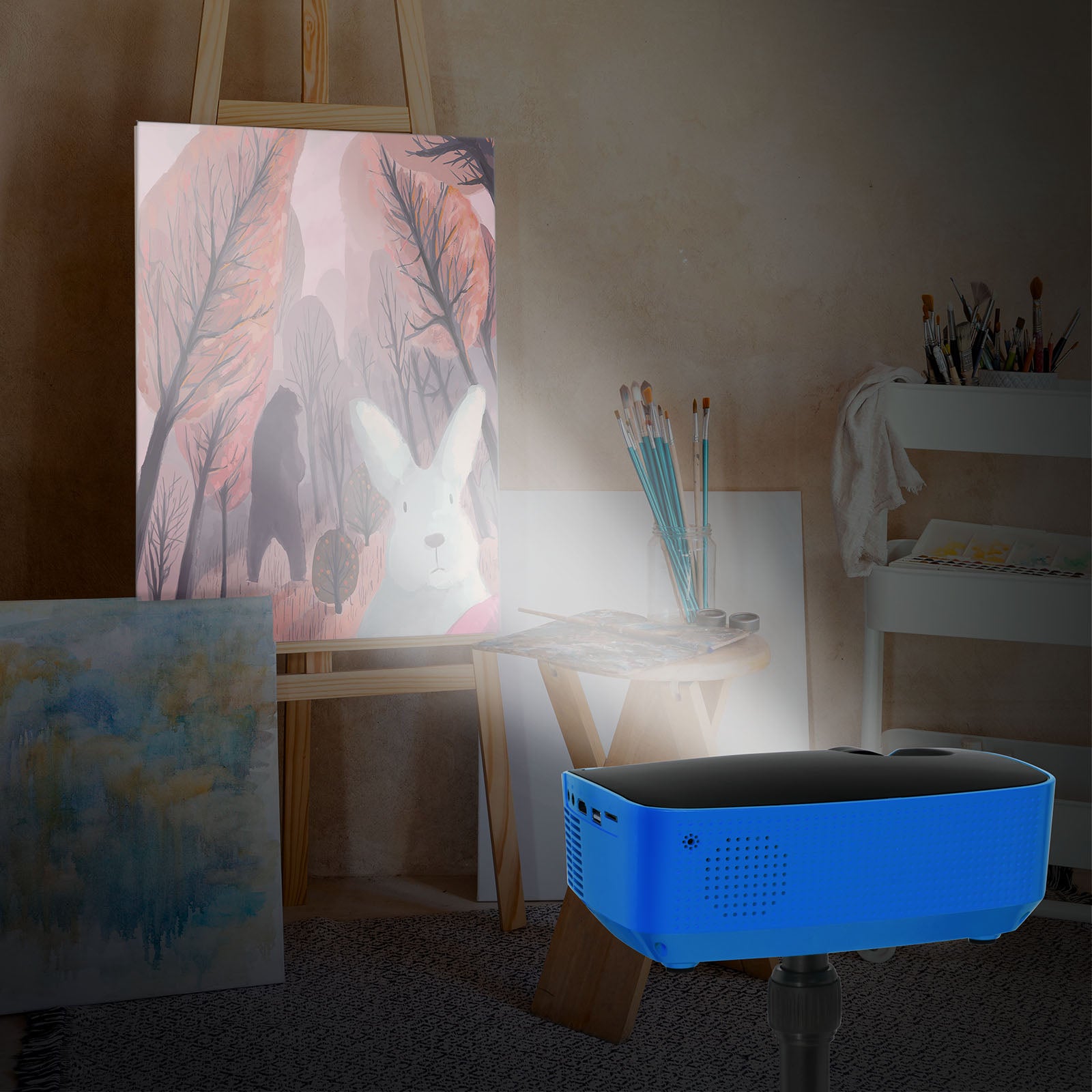 Flare 100 Digital Art Projector with Monopod Arm - 25707 – Studio Designs