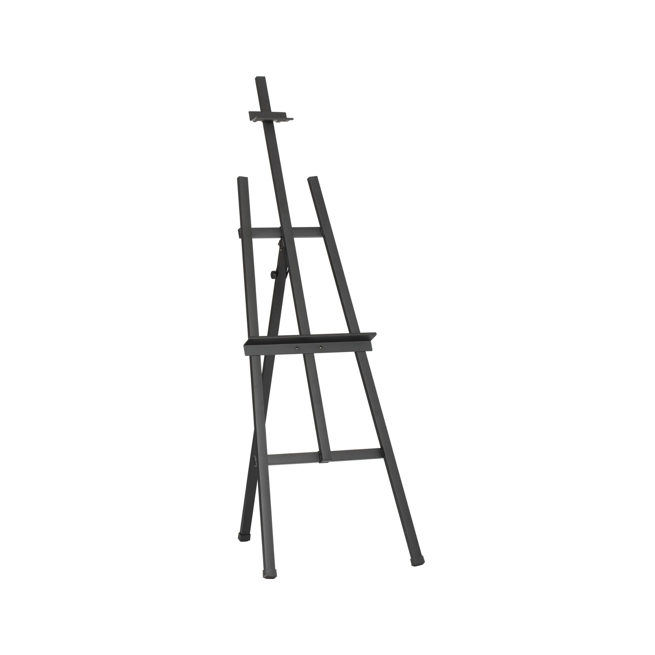 Heavy-Duty Metal Museum Lyre Artist Easel for Large Canvases - 13149 ...